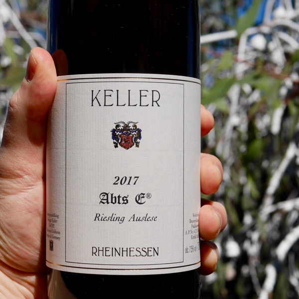 Keller Westhofen 'AbtsE' GG Riesling Auslese GK 2017 - WINE DECODED