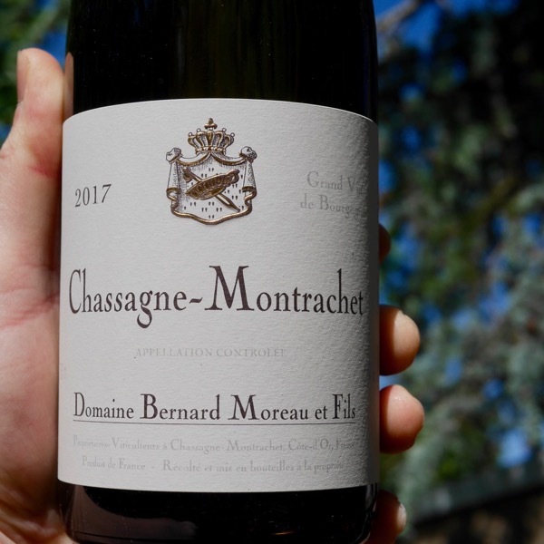 Domaine Bernard Moreau Chassagne-Montrachet Blanc 2017 - WINE DECODED