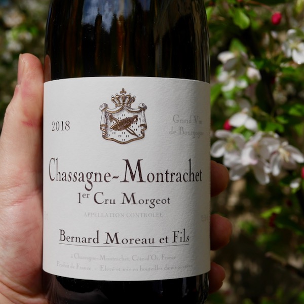 Domaine Bernard Moreau Chassagne-Montrachet 1er Cru 'Morgeot' 2018 ...