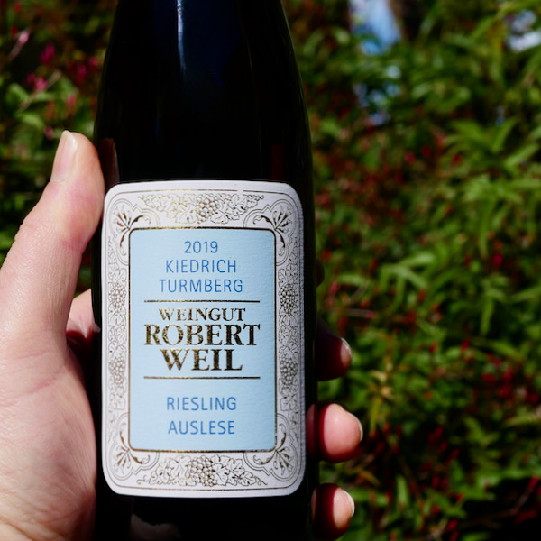 Robert Weil Rheingau Kiedrich Turmberg Riesling Auslese HALF 2019 ...
