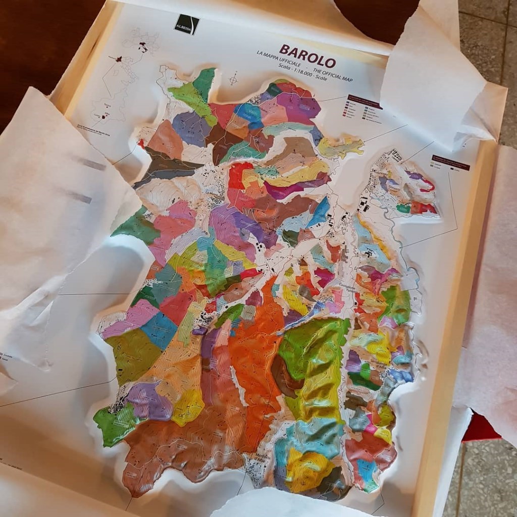 Barolo 3D Consortium Edition Map Framed 85×63 cm - WINE DECODED