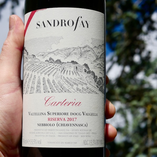 Sandro Fay Valgella Valtellina Superiore Riserva Carteria 2017 - WINE ...