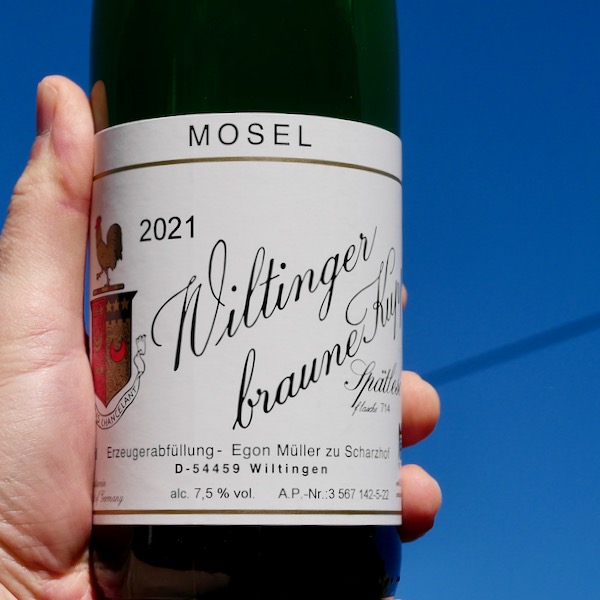 Egon Müller Wiltinger Braune Kupp Riesling Auslese 2021 - WINE DECODED