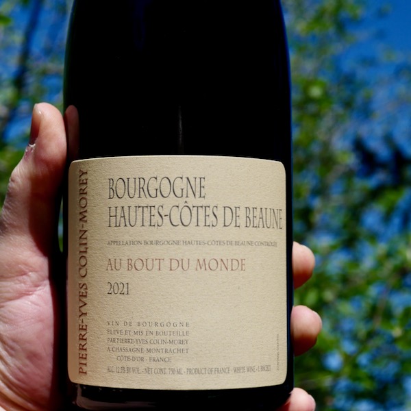 Pierre-Yves Colin-Morey Bourgogne Hautes Cotes de Beaune Blanc 'Au Bout ...