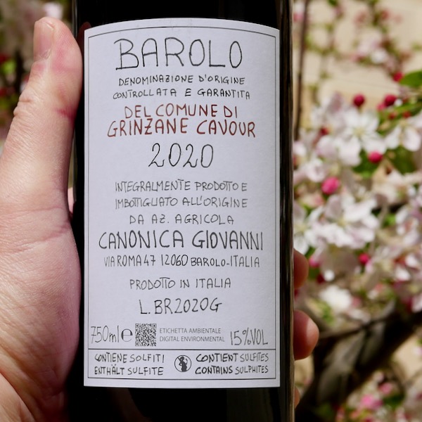 Giovanni Canonica Barolo 'Grinzane Cavour' 2020 - WINE DECODED