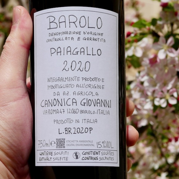 Giovanni Canonica Barolo 'Paiagallo' 2020 - WINE DECODED