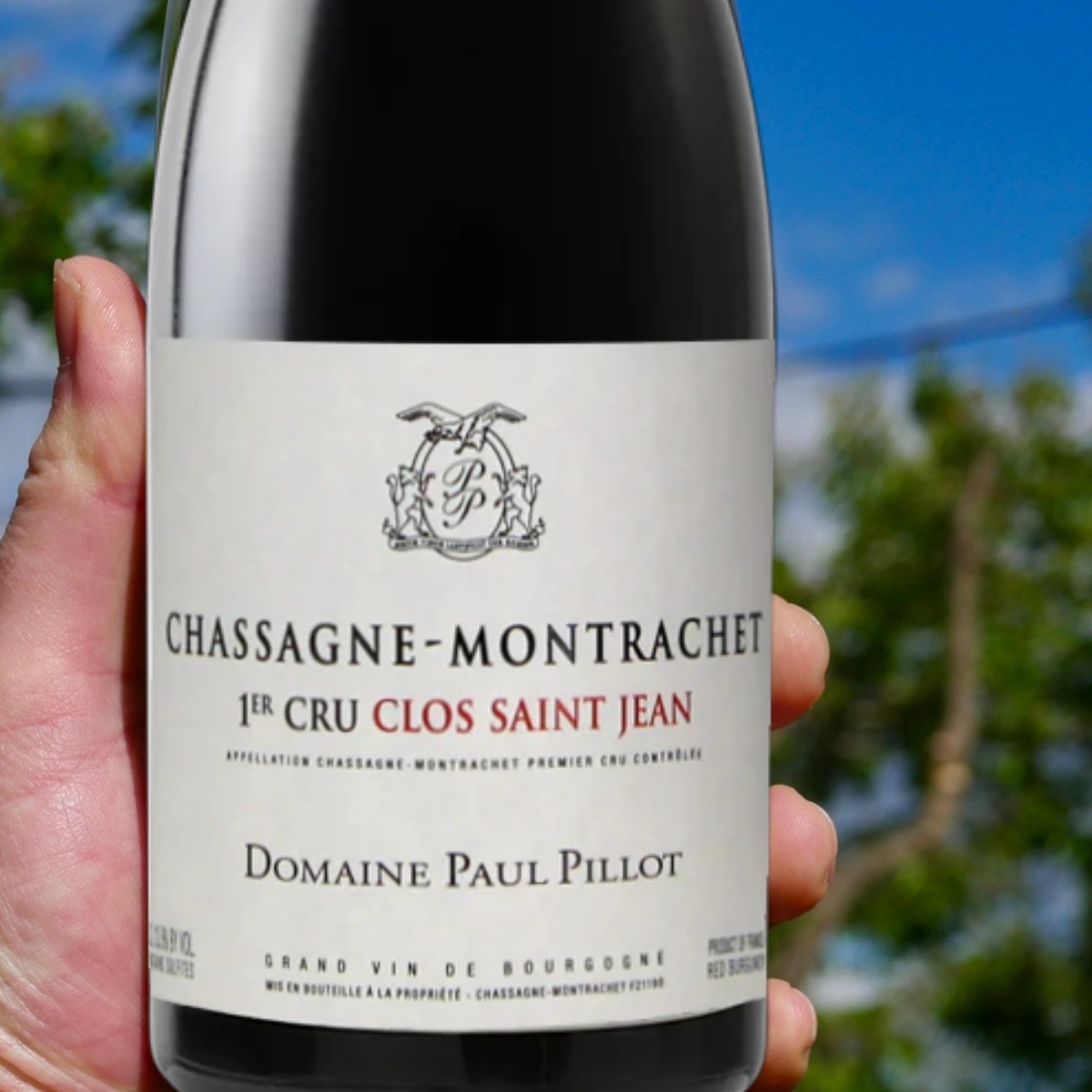 Paul Pillot Chassagne-Montrachet 1er Cru 'Clos Saint-Jean' Rouge 2023 ...